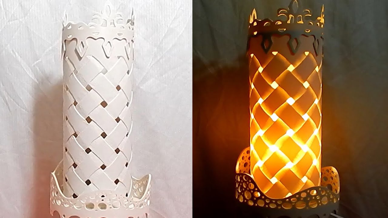 Luminária de pvc - YouTube