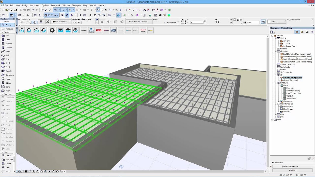 Norgips Flex suspended ceiling solution - YouTube