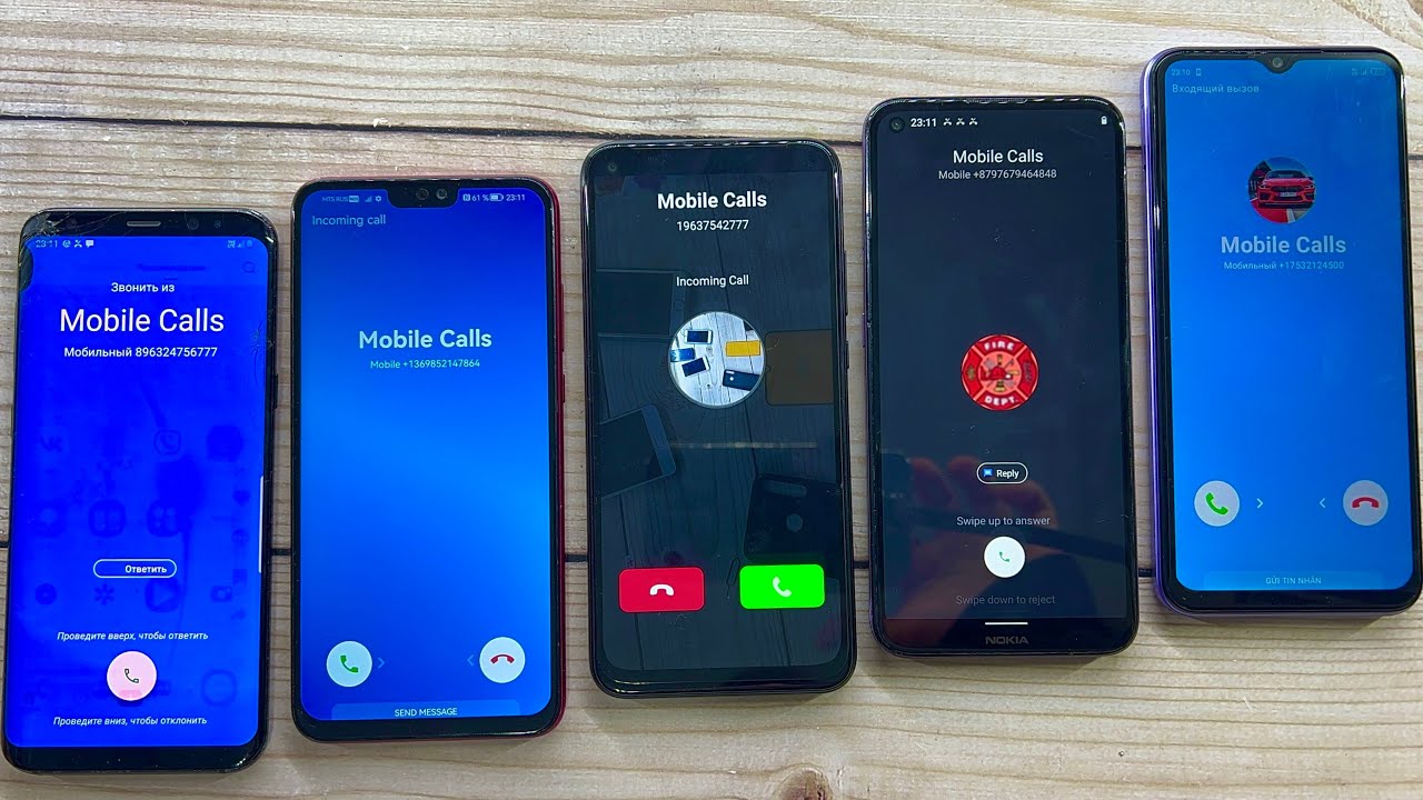 Mobile Incoming Calls Galaxy S8+, Honor 8X, HUAWEI P40, Nokia 5.4 ...