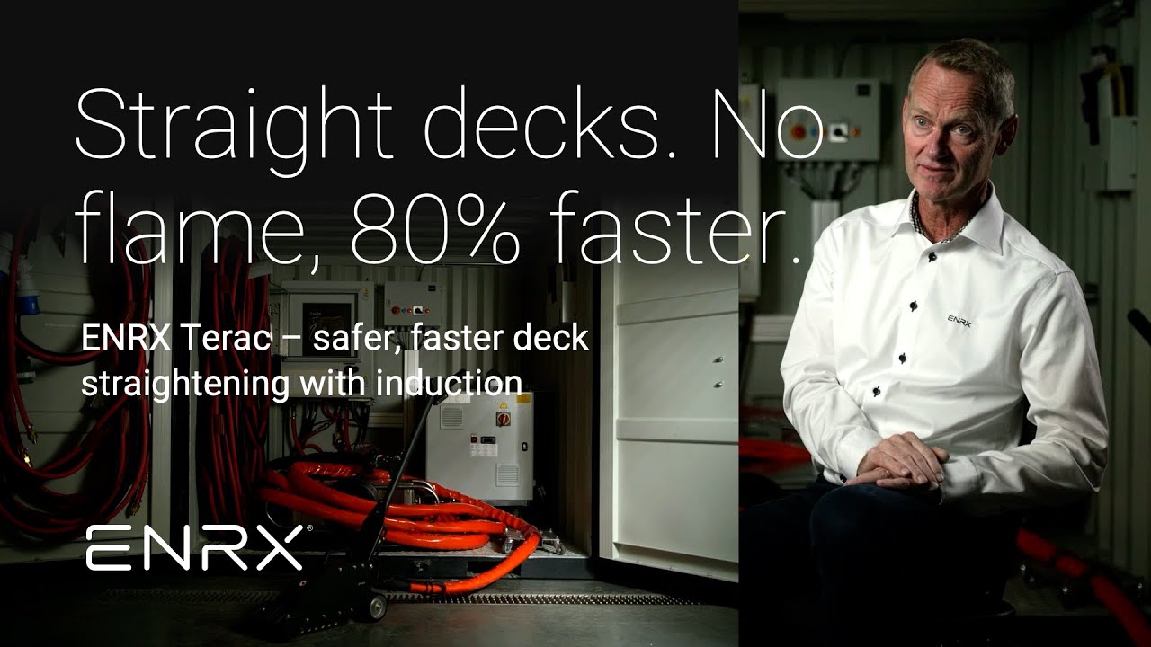 Deck straightening made faster and safer with ENRX Terac - YouTube