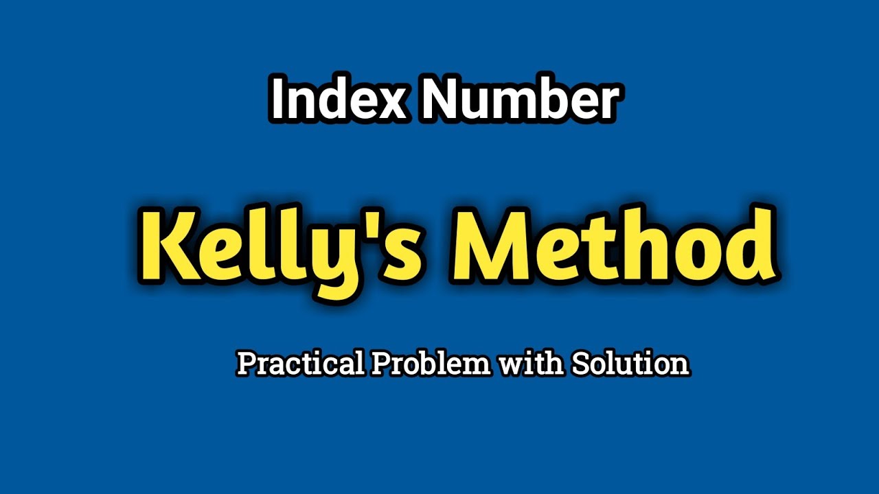 Kelly’s Weighted Index Number | Problem with solution in Malayalam ...