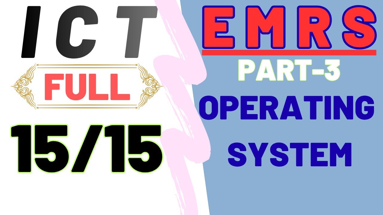 Basics of Operating System | EMRS EXAM ICT | OS BASICS | Computer ...
