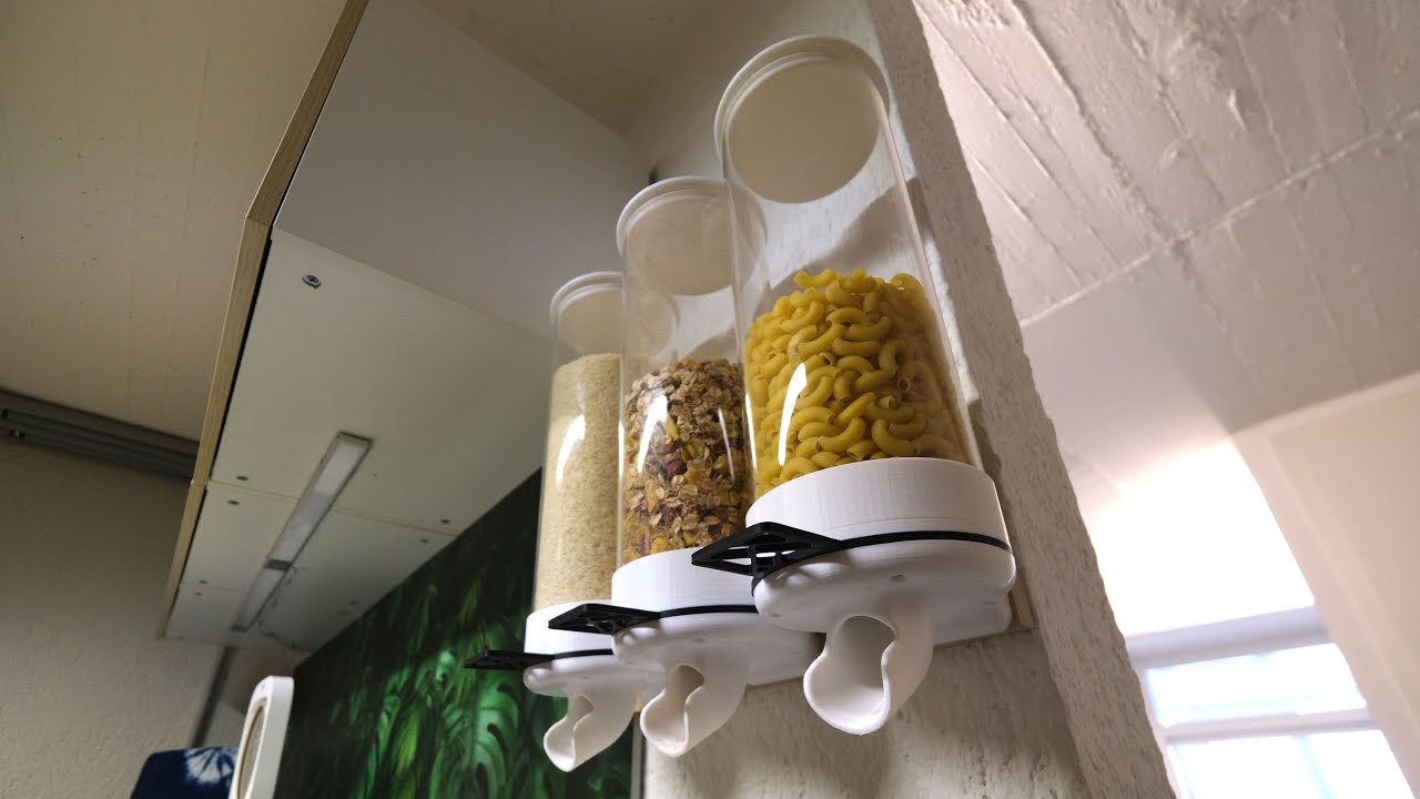 3D Printed Food Dispensers - YouTube