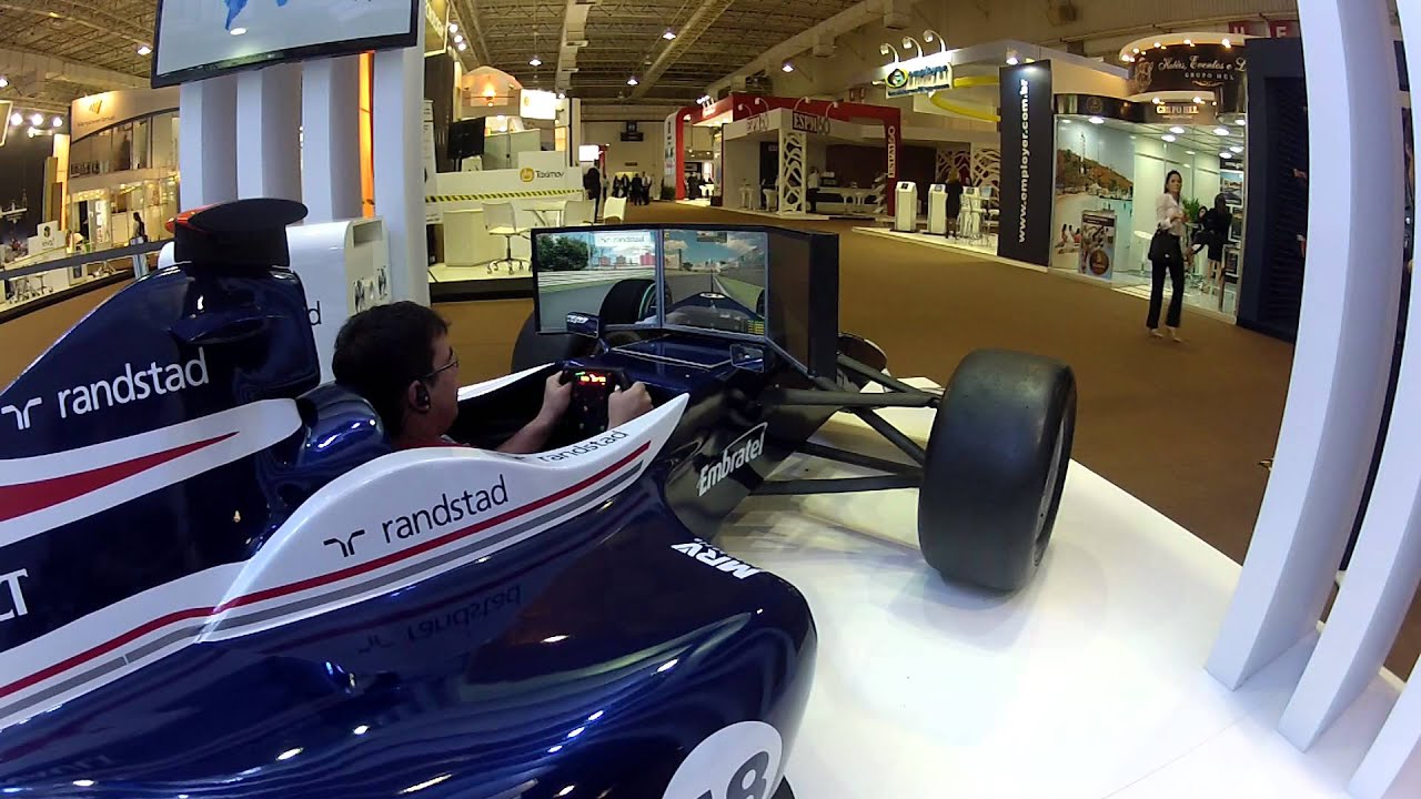 Williams F1 Simulator Randstad - YouTube