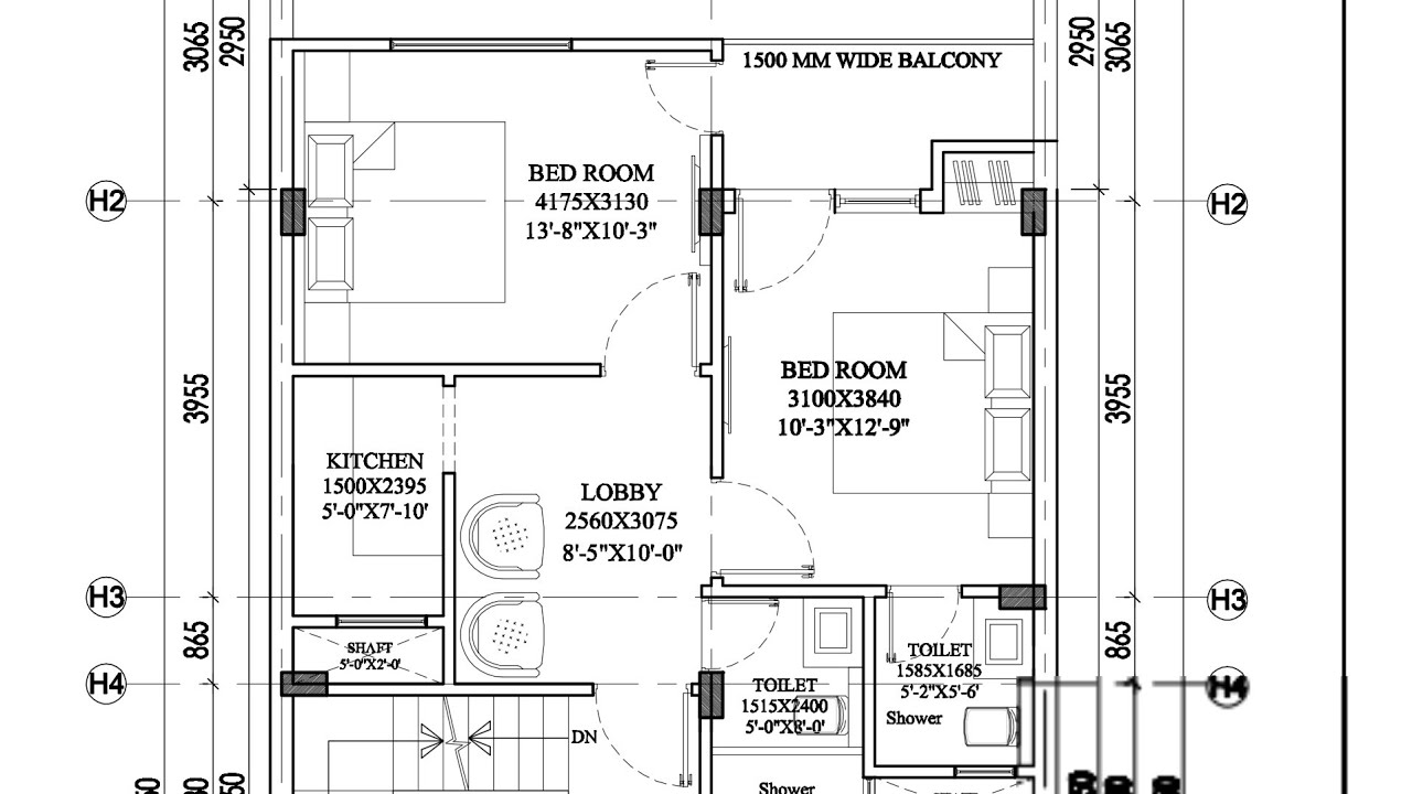 600 Square Feet House Plan YouTube