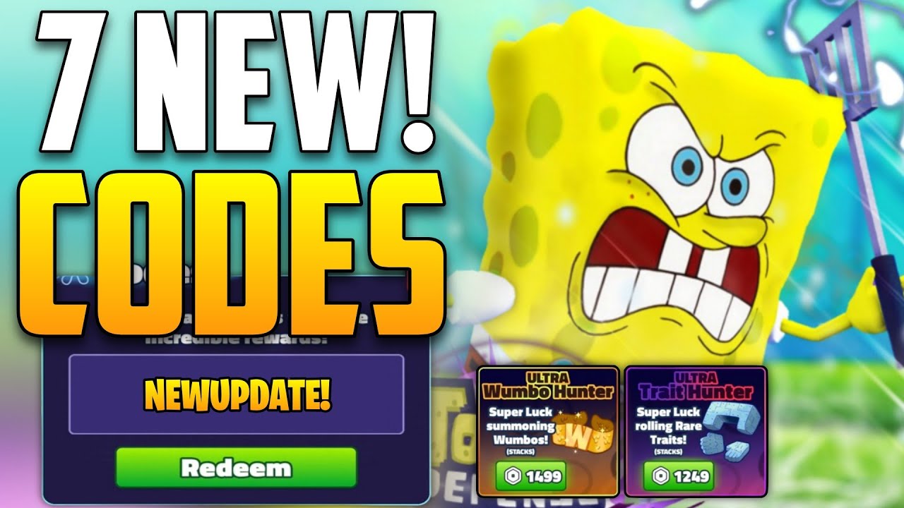 *NEW* ALL WORKING CODES FOR SPONGEBOB TOWER DEFENSE IN 2025! ROBLOX ...