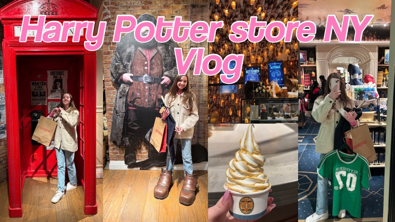 Harry Potter Store NYC Vlog!! | Come shop, tour and explore the store ...