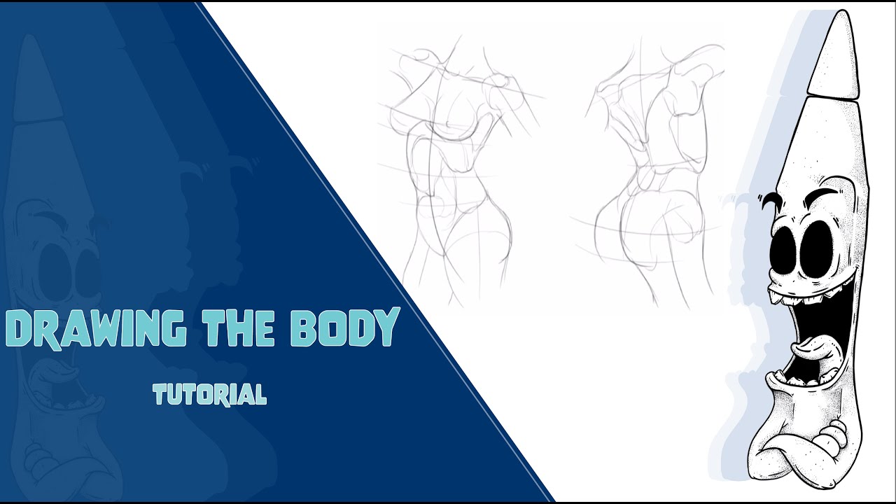 How to Draw the Human Body - Digital Illustration using iPad - YouTube