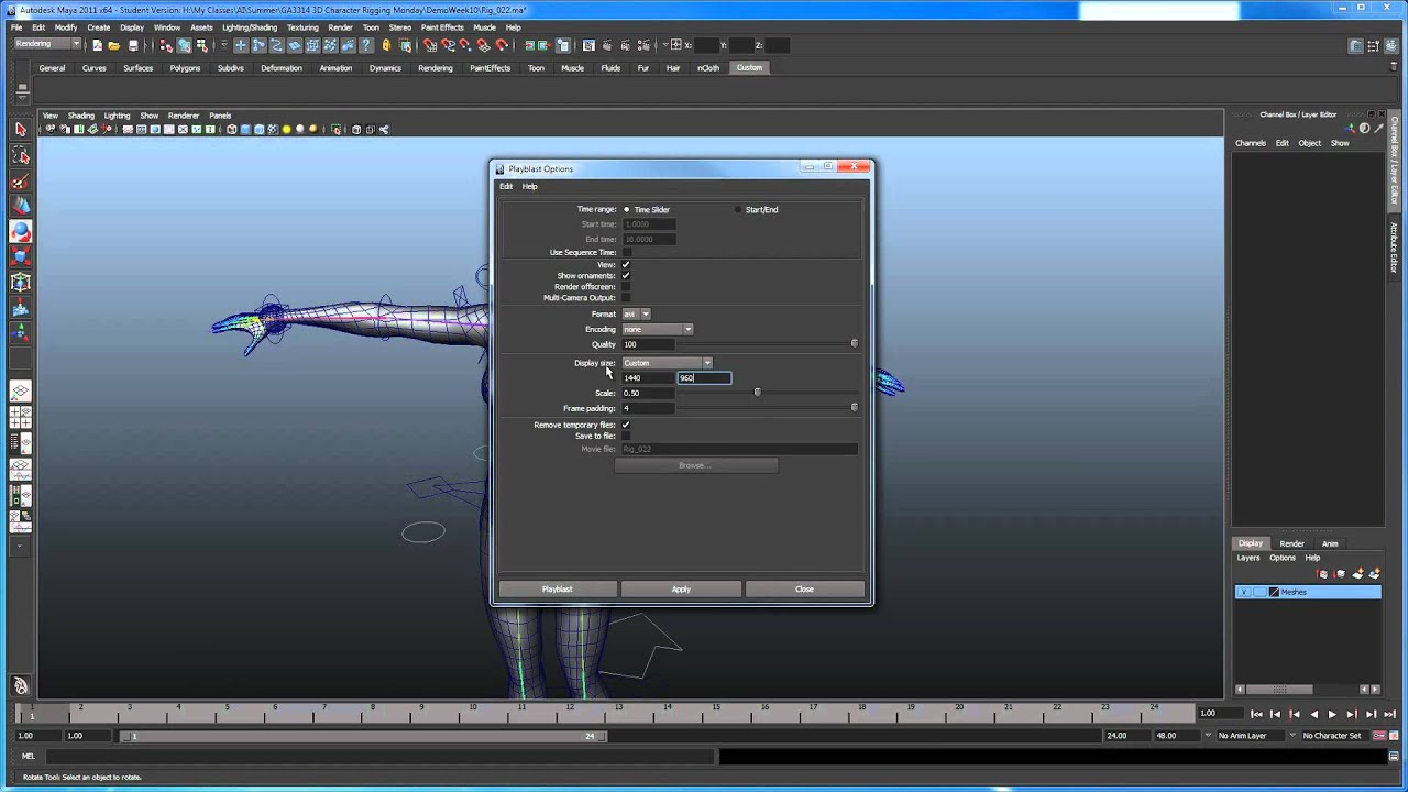 How to record a rig for a demo reel - YouTube