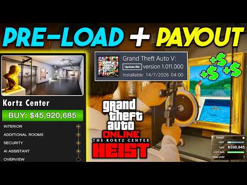 GTA Online NEW Kortz Center DLC Pre-Load! (NEW Update Info + Heist Payouts)