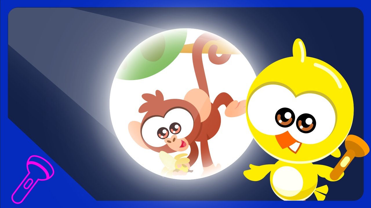 The Magic Flashlight - Monkey | Lottie Dottie Mini | | Kids Cartoons ...