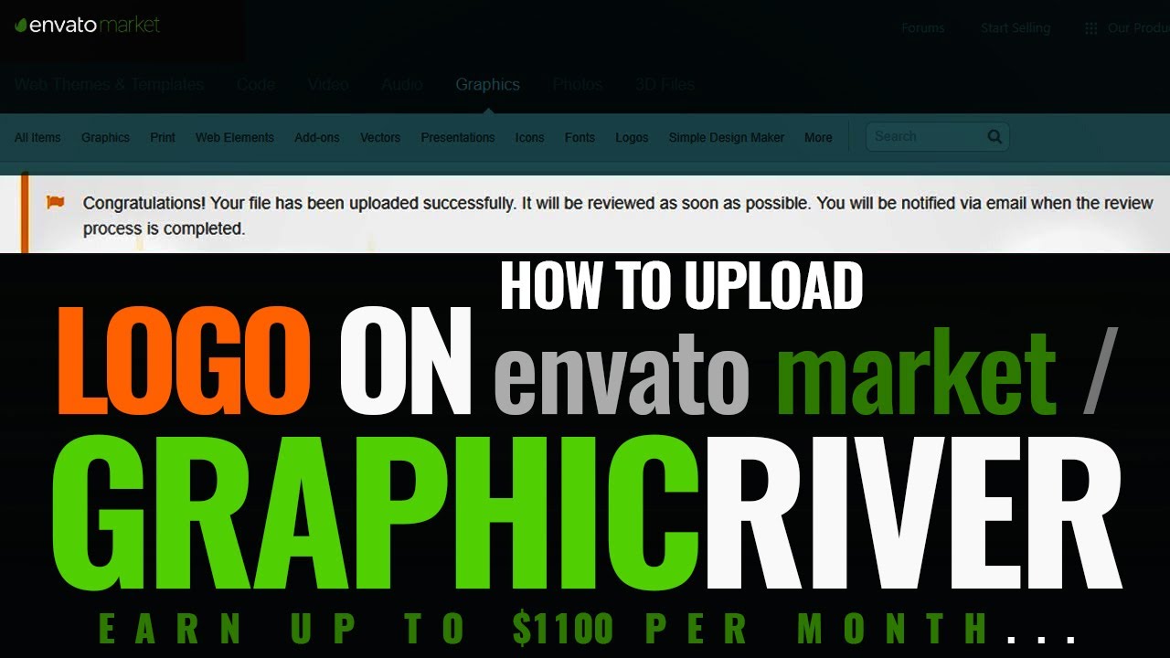 How to Upload Logo on Graphicriver | Graphicriver Logo Submission - YouTube