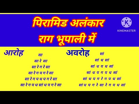 How to sing Pyramid Alankar Raag Bhupali ? Pyramid Palta/Alankar/Aakar ...
