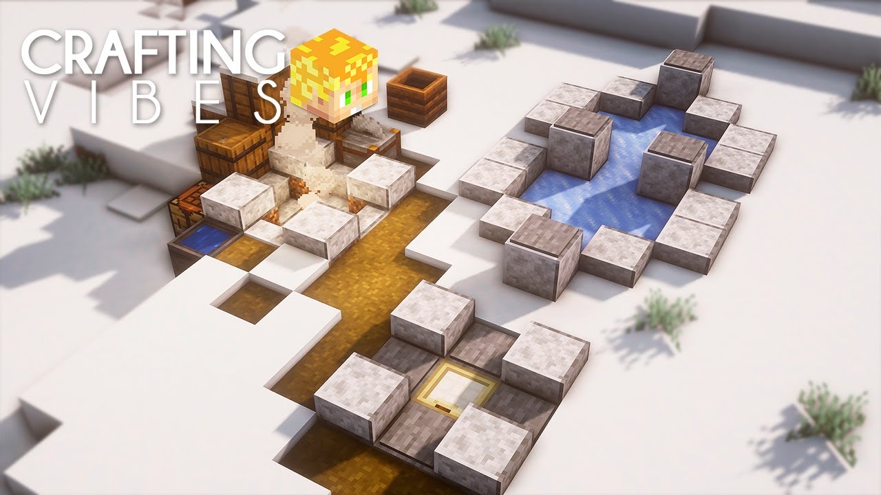 Minecraft: How to build a SMALL UNDERGROUND HOUSE in the SNOW - YouTube
