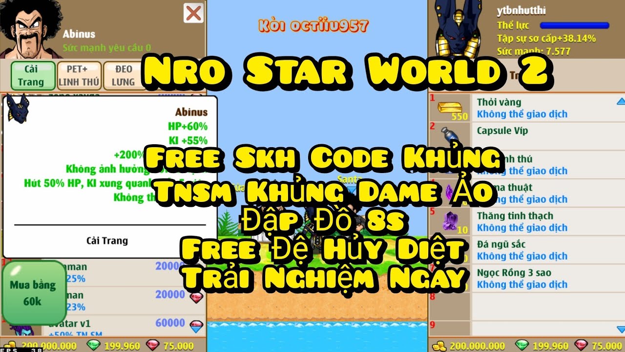 Nro Lậu Mới Nhất / Nro Lậu Star World 2 Đã Open Code Khủng Nhập Mỏi Tay ...
