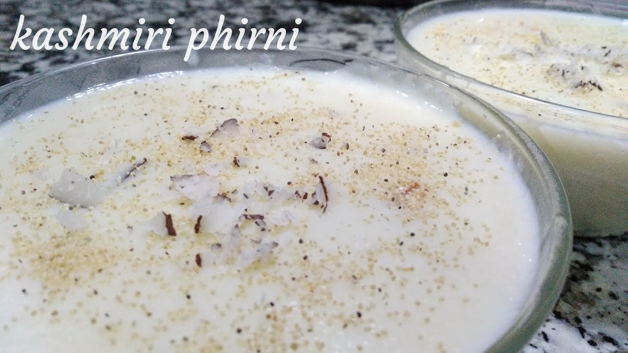 Kashmiri phirni recipe | How to make kashmiri phirni/semolina pudding ...