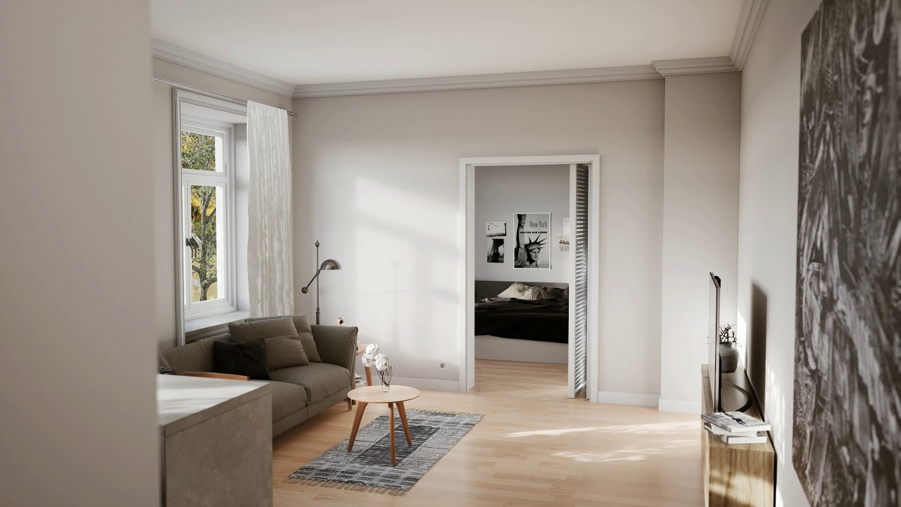Short Animations Interior Scandinavian part2 - YouTube