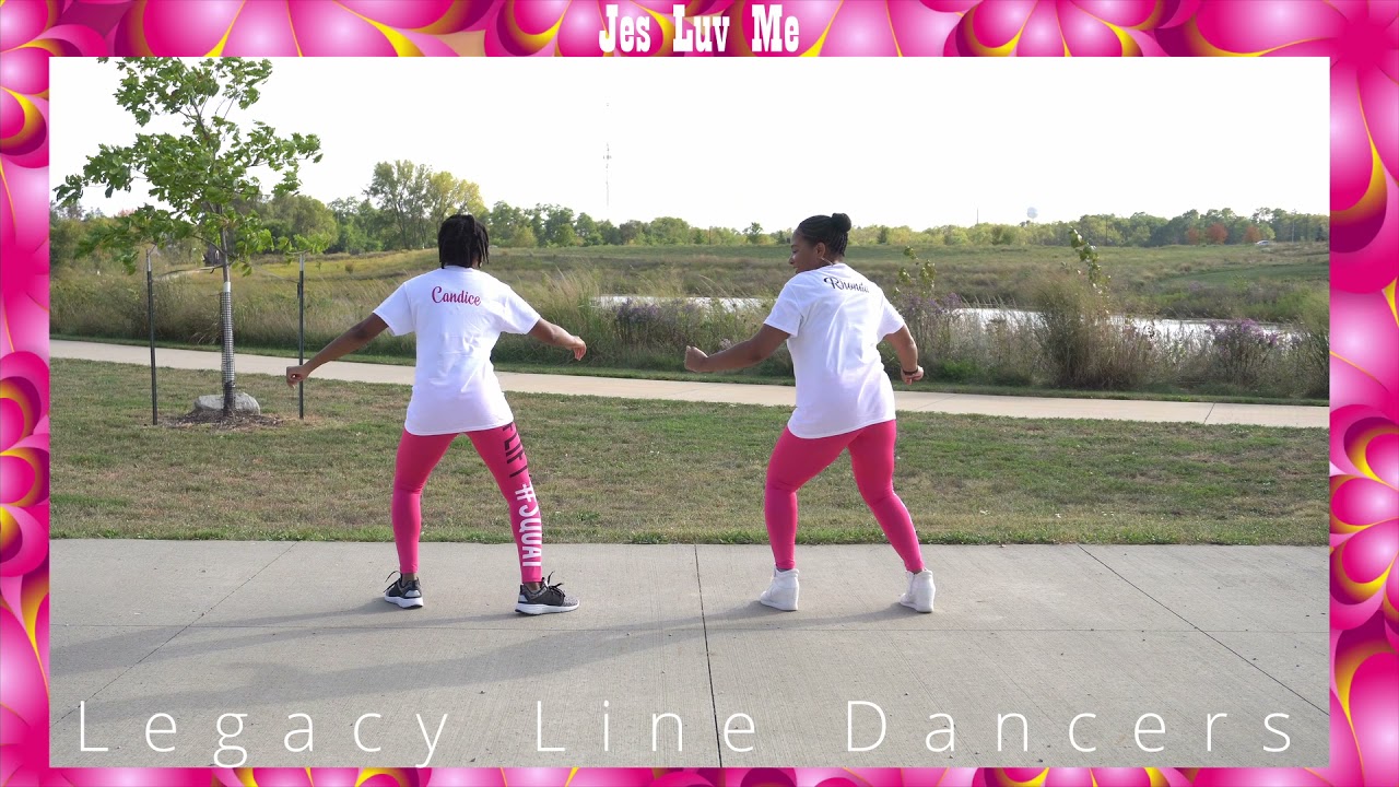 Jes Luv Me Line Dance - YouTube