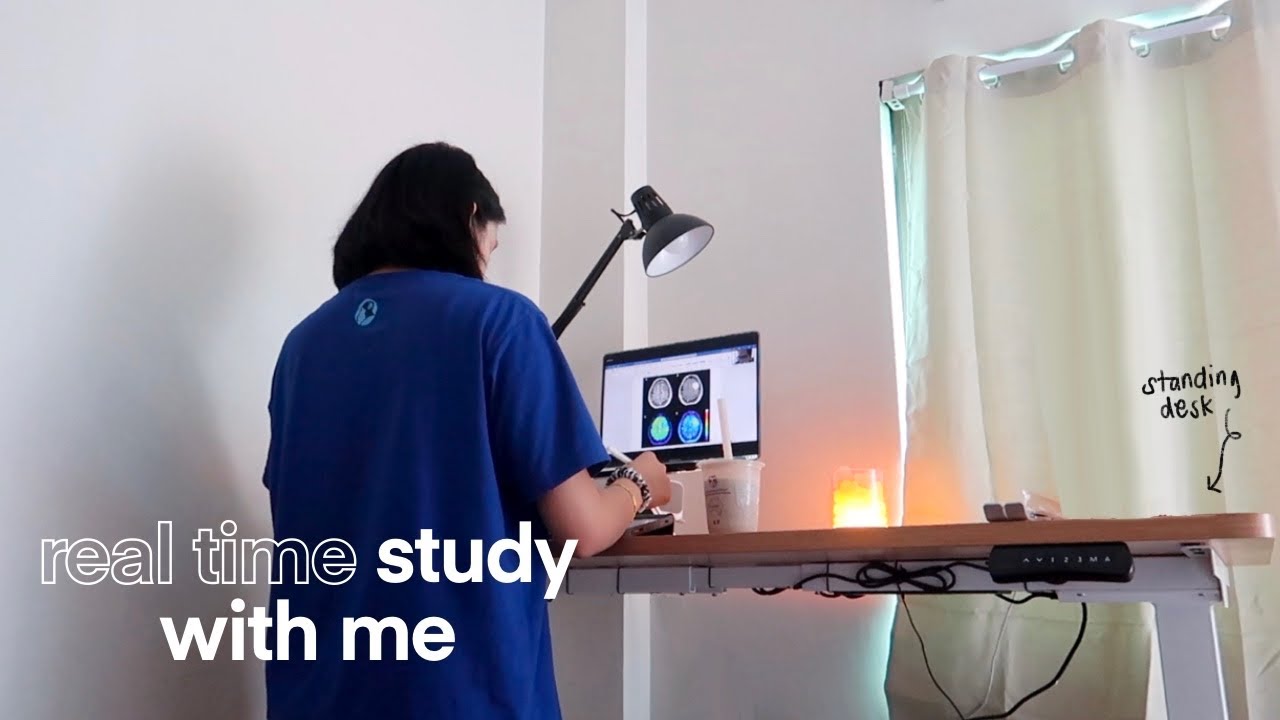 REAL TIME study with me (lofi/chill music, 30 mins) - YouTube