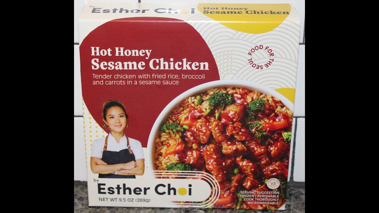 Esther Choi Hot Honey Sesame Chicken Review - YouTube