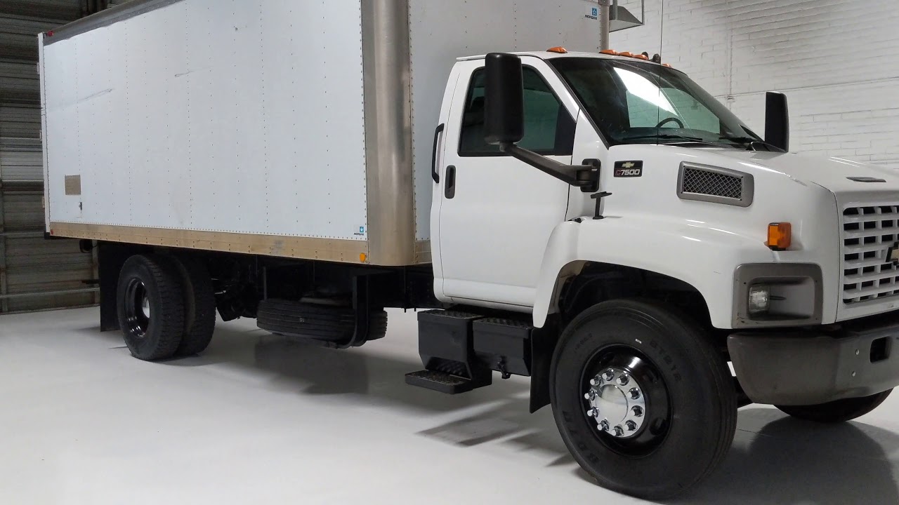 20' Box Truck Cat diesel and Allison Automatic 81k Miles c6500 c4500 ...