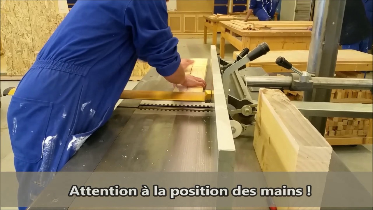 CAP Menuisier Installateur, tutoriel: Utiliser la dégauchisseuse ...