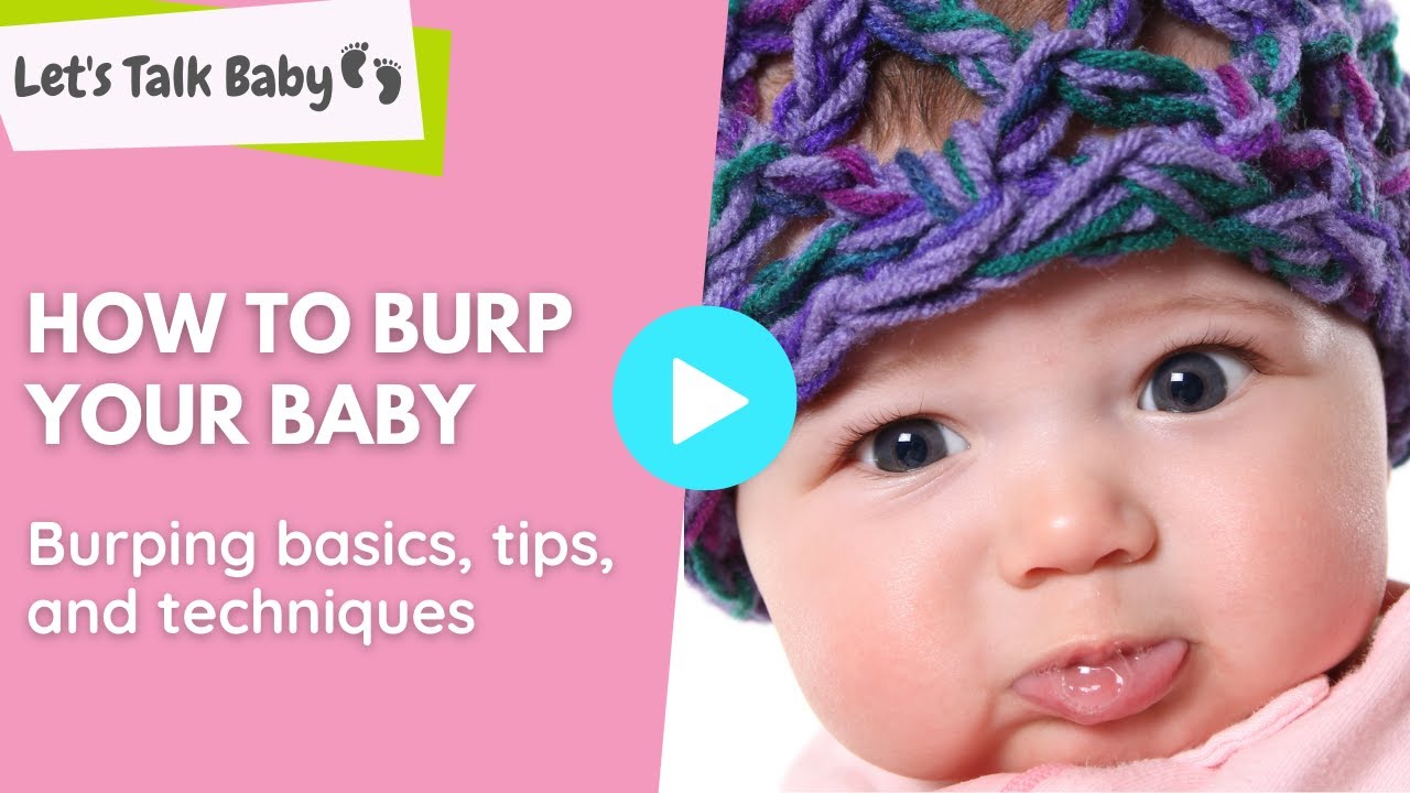 How To Burp Your Baby - YouTube