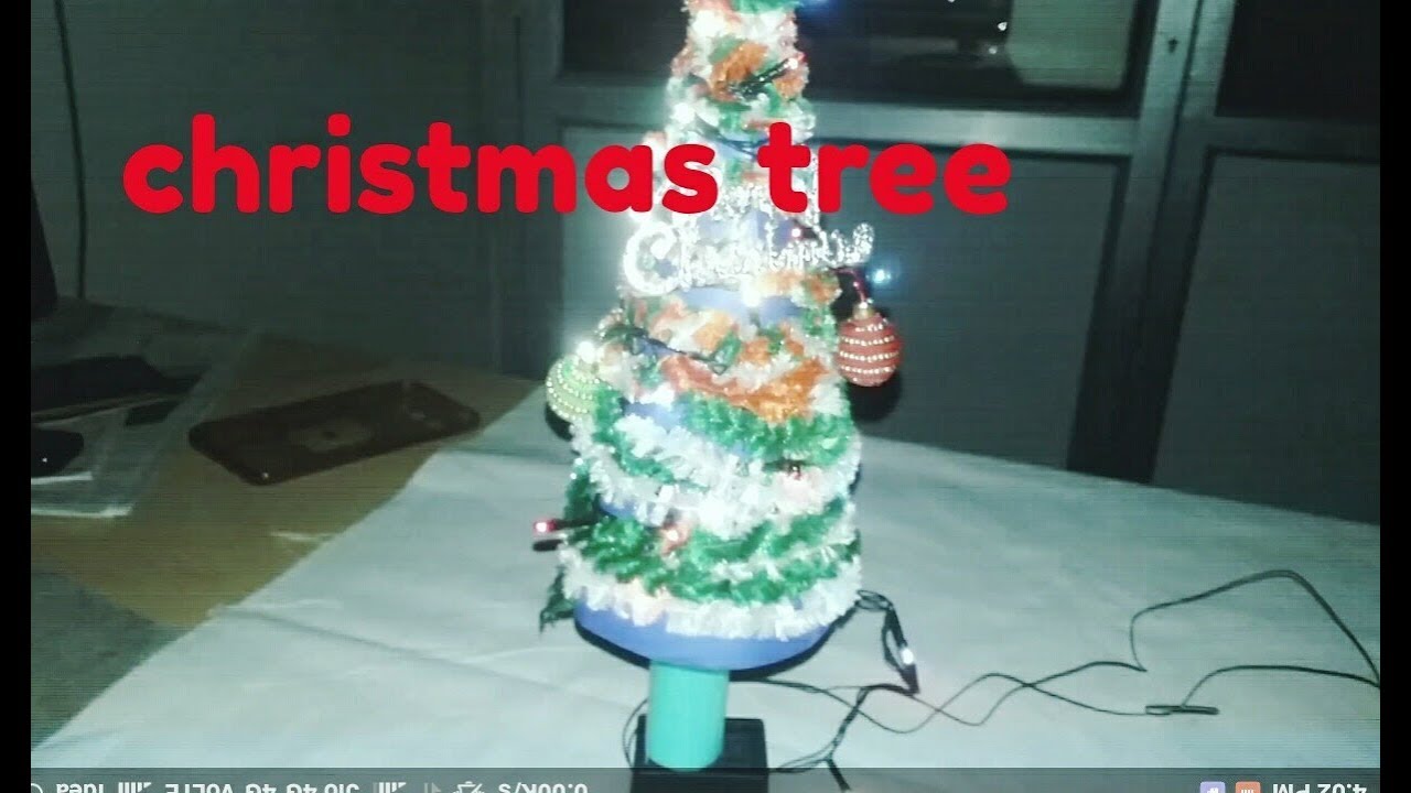 DIY// how to make christmas tree (easy create ) - YouTube