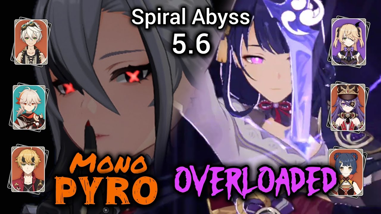 Genshin Impact , C0 Arlecchino Mono Pyro & Raiden overload team ...
