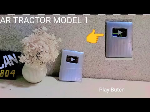 How to make Mini silver play button at home for cardboard - YouTube