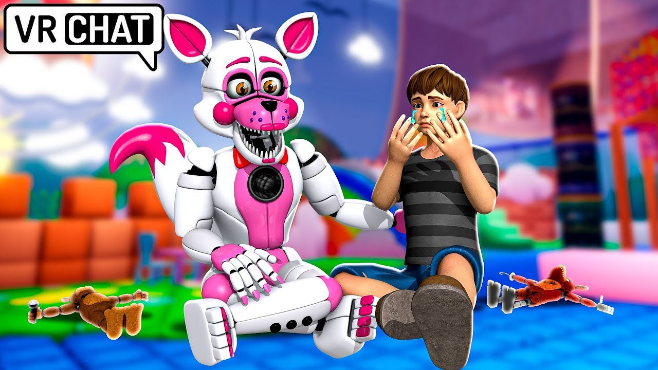 Adopted By Funtime Foxy in VRCHAT - YouTube