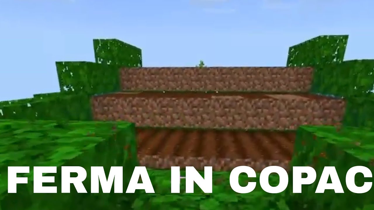Minecraft Romania. ferma din copac - YouTube