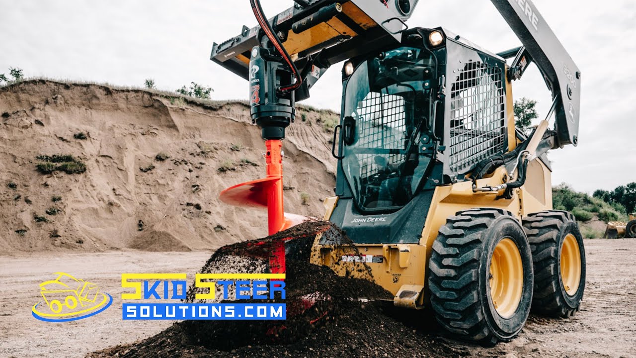 Pengo Universal Driving Mount & CS-Series Auger Drive | Skid Steer ...