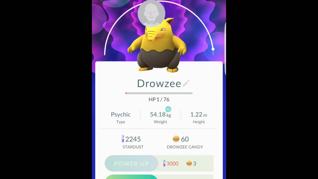 Drowzee evolution Hypno Pokemon Go - YouTube