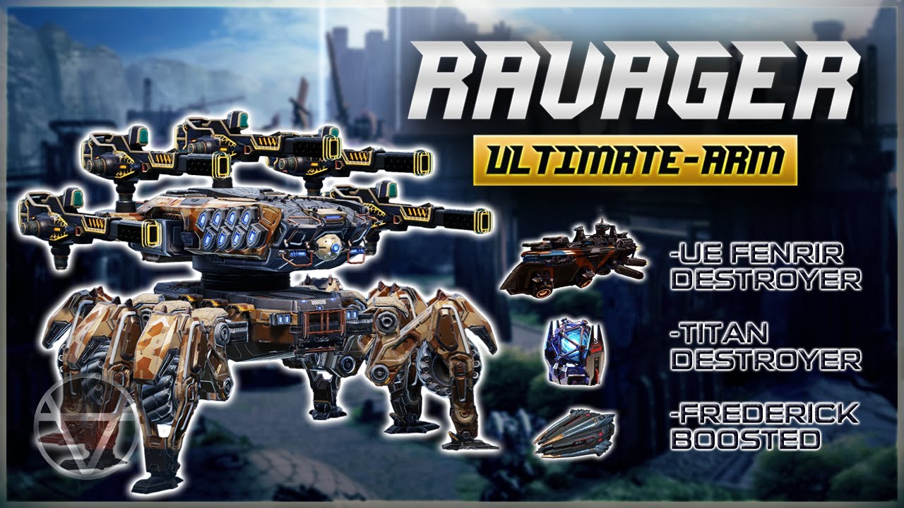 Ultimate ARM-M Ravager Build – Mk3 Gameplay | War Robots - YouTube