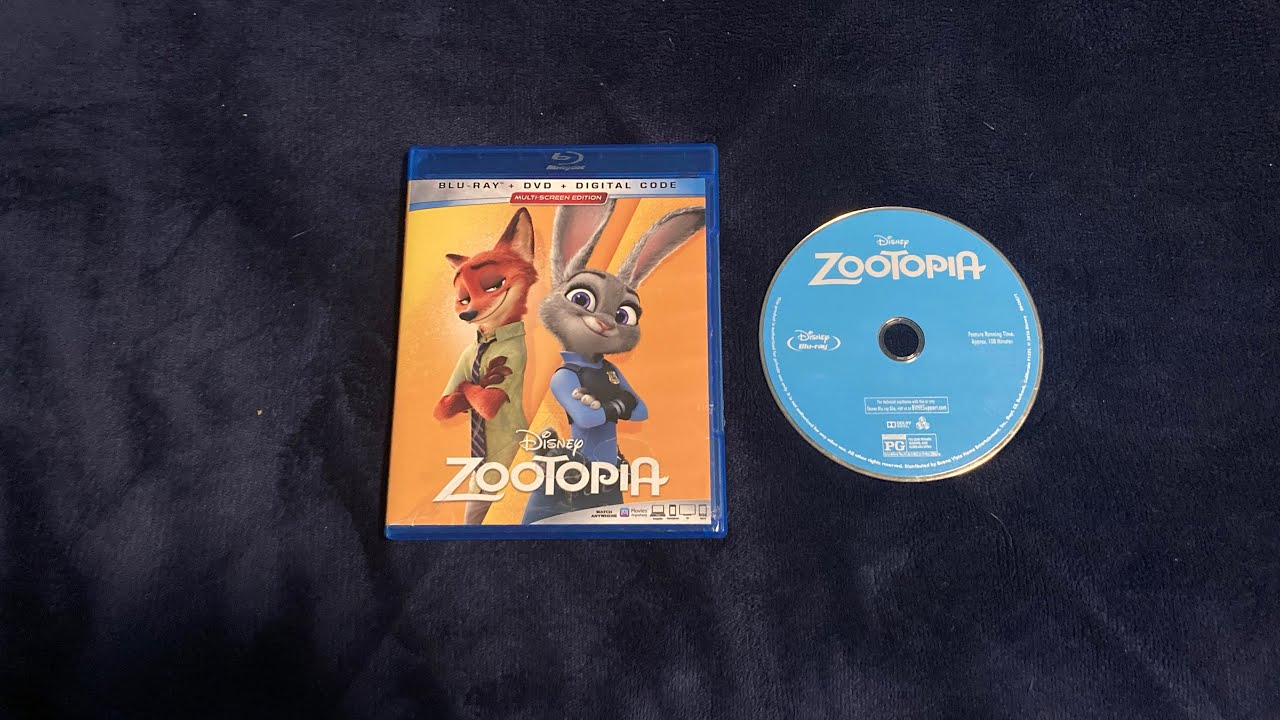 Opening To Zootopia 2016 Blu-ray - YouTube