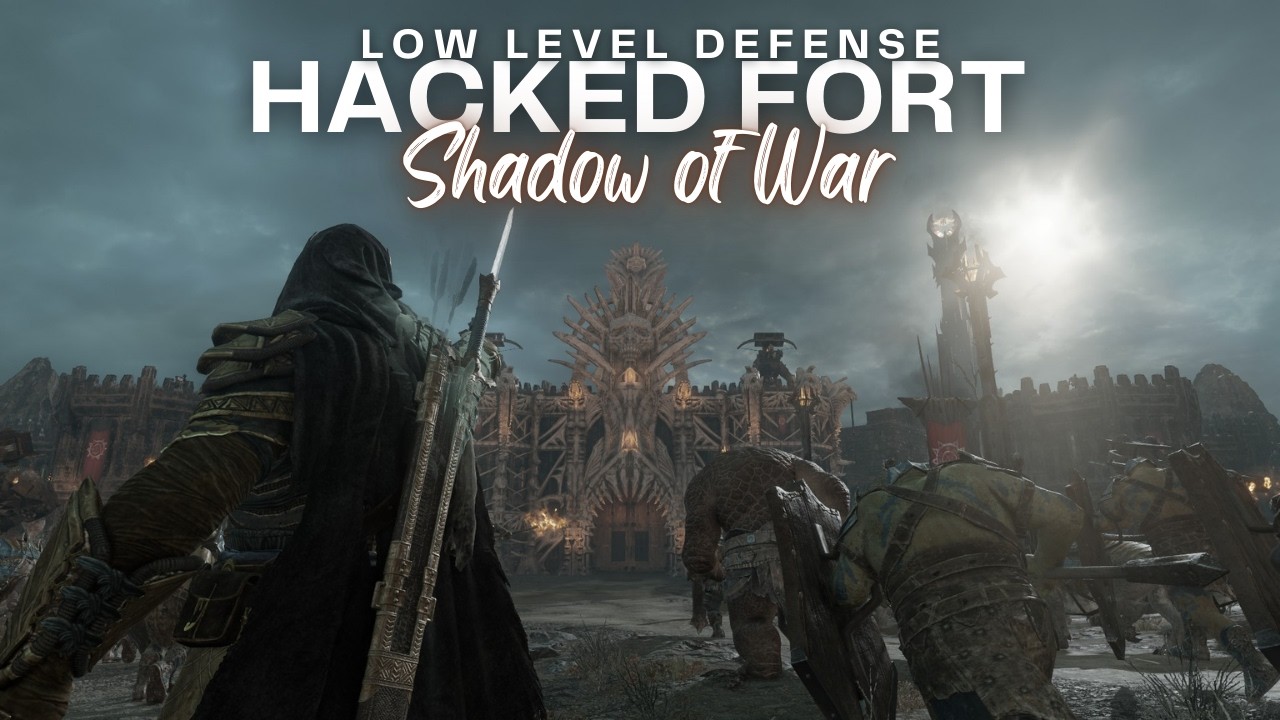 FINDING A LOW-LEVEL FORT FULL OF HACKED ORCS - SHADOW OF WAR - YouTube