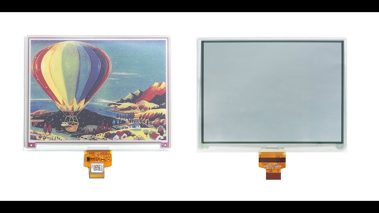 5.65 inch ACeP 7-Color e-paper e-ink screen panel, 600x448 resolution ...