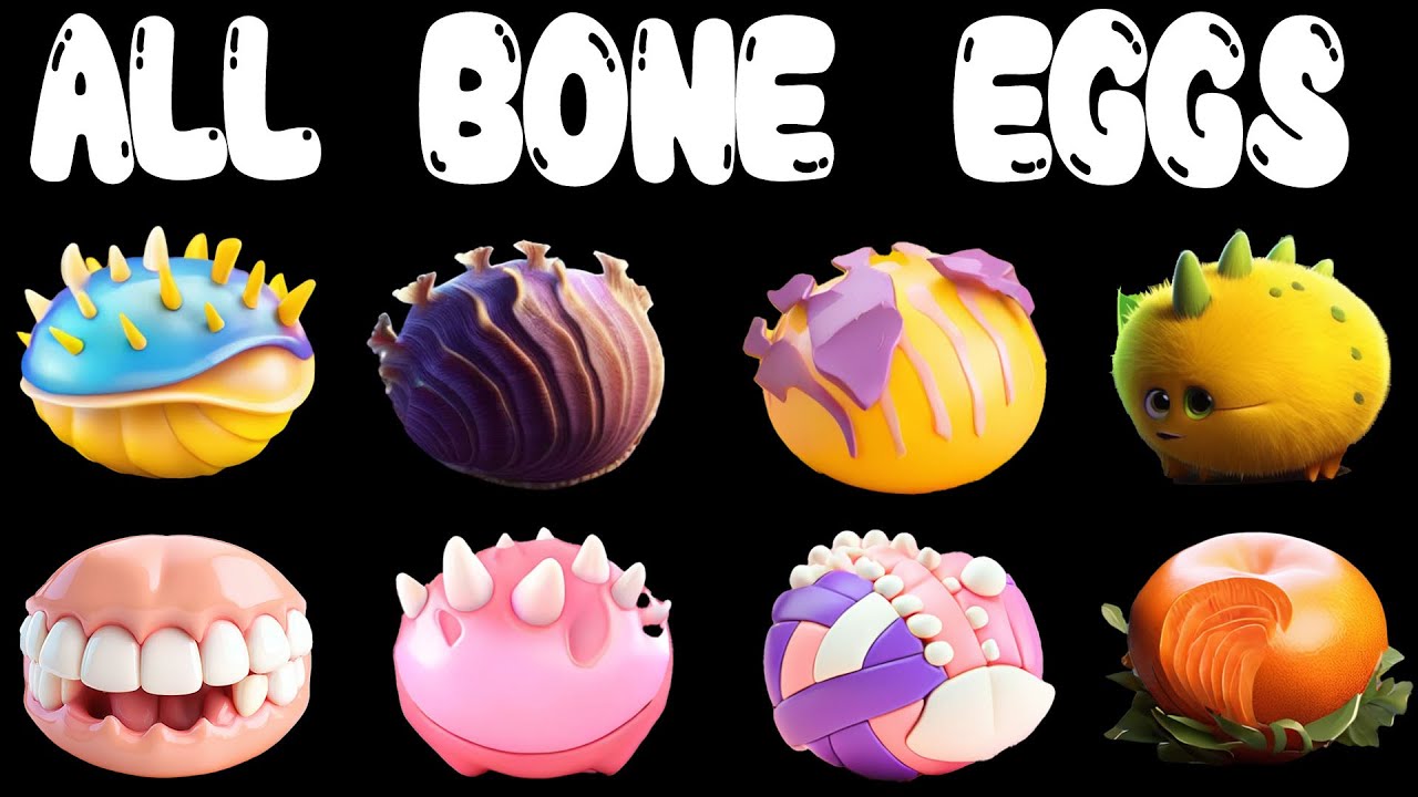 ALL BONE Eggs | My Singing Monsters | MonsterBox in Incredibox - YouTube