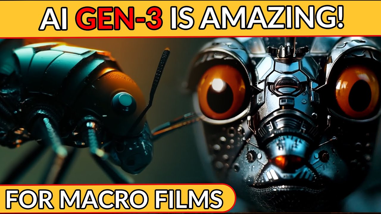 Macro AI Film GEN-3: 'The Cybernetic Leaf' | AI Animation Short Film ...