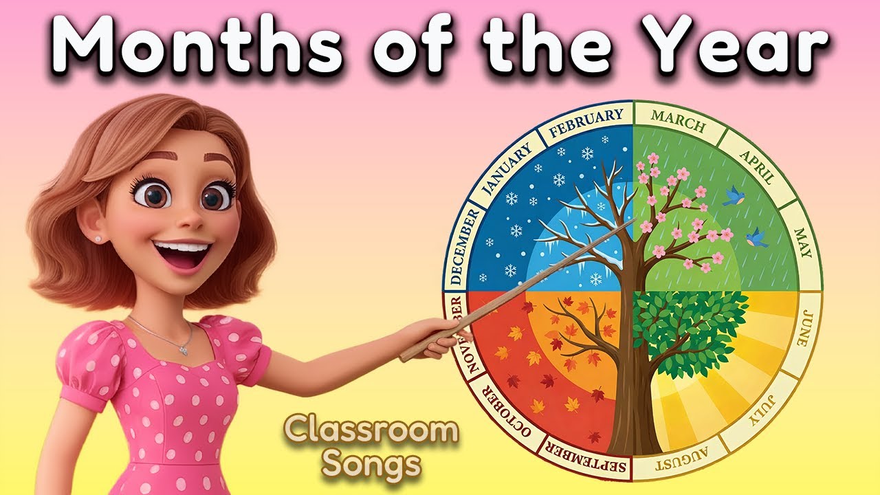 Months of the Year Song 🎶 | There Are 12 Months | Learn With JoJo ...
