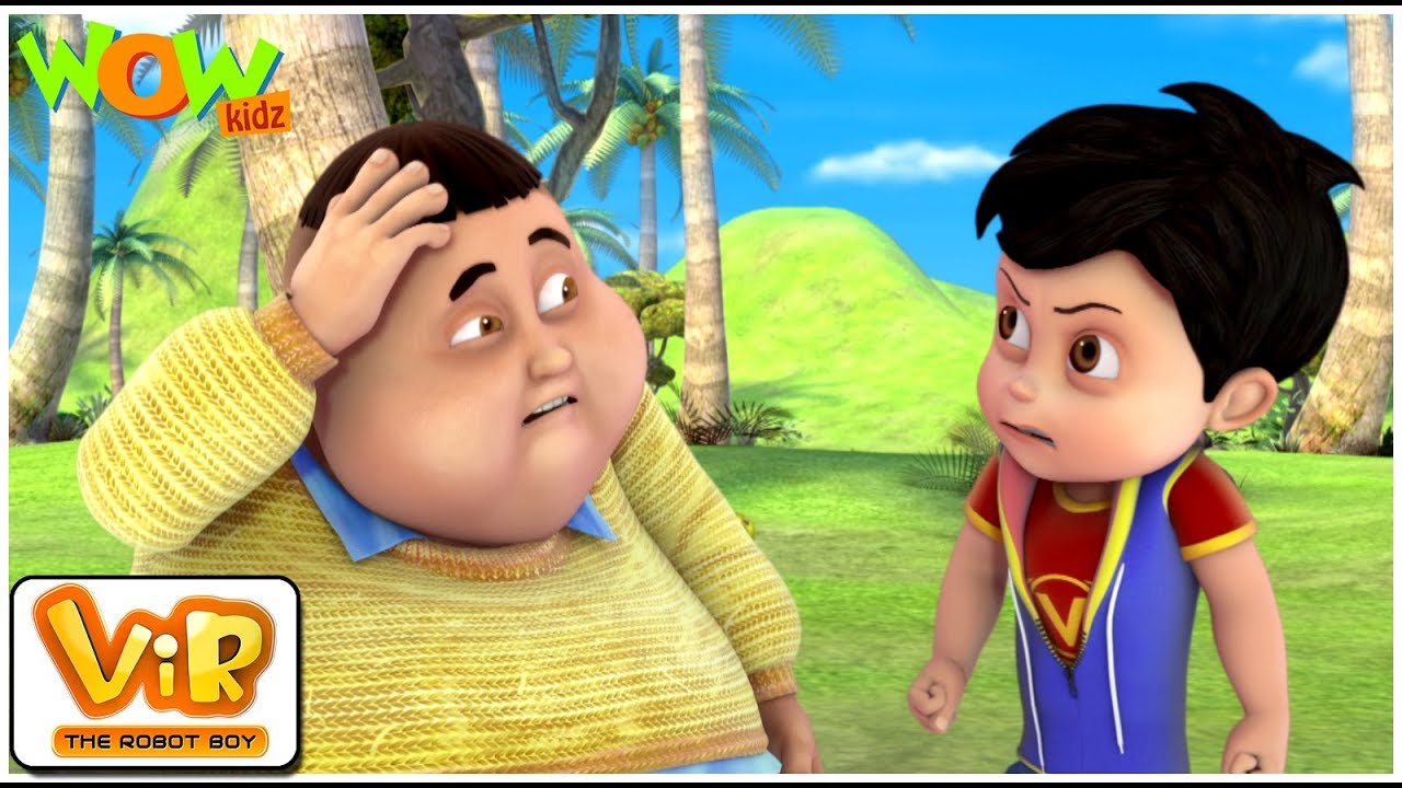Vir The Robot Boy | Hindi Cartoon For Kids | Coconuts attack | Animated ...