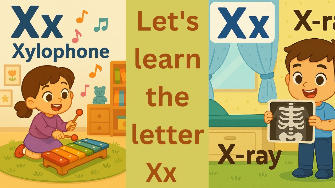 "Discover the Letter Xx | Fun Learning with X-ray & Xylophone | GGT ...