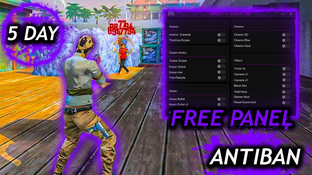 OB44 FREE FIRE NEW PANEL IN PC | FOR ALL EMULATOR | PC FREE PANEL ...