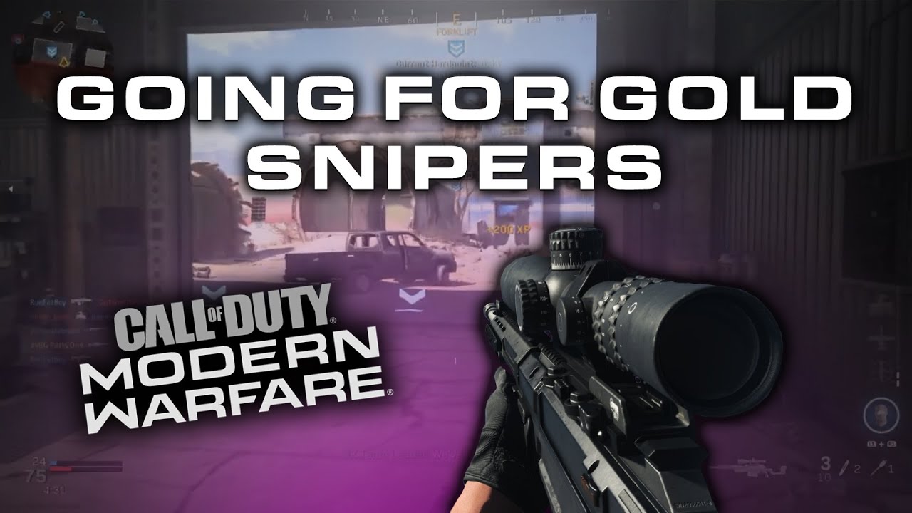 GOING FOR GOLD SNIPERS! | Modern Warfare (Stream Highlight) - YouTube