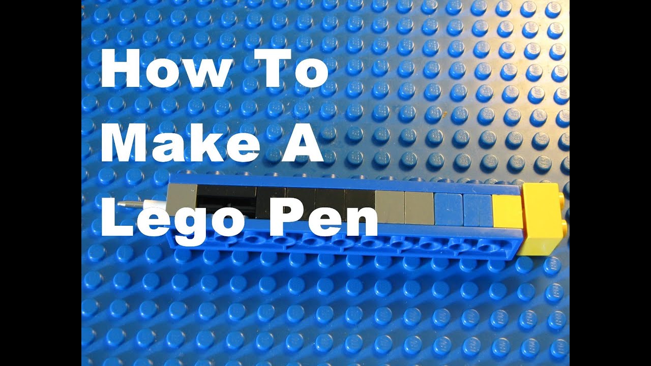 How To Make A Lego Pen - YouTube
