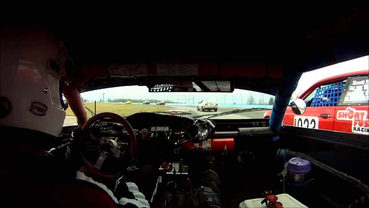 Chasing Jim Enger of TFE Racing at Watkins Glen, ChumpCar 4-13-2013 ...