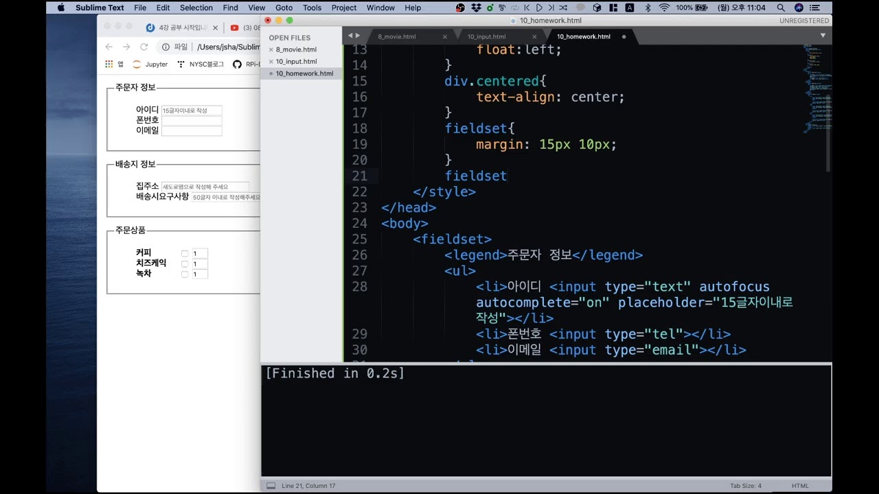 더콥파파의 'IT 독학 공부방' HTML5+CSS 공부 day10 input 태그에 대하여 - YouTube