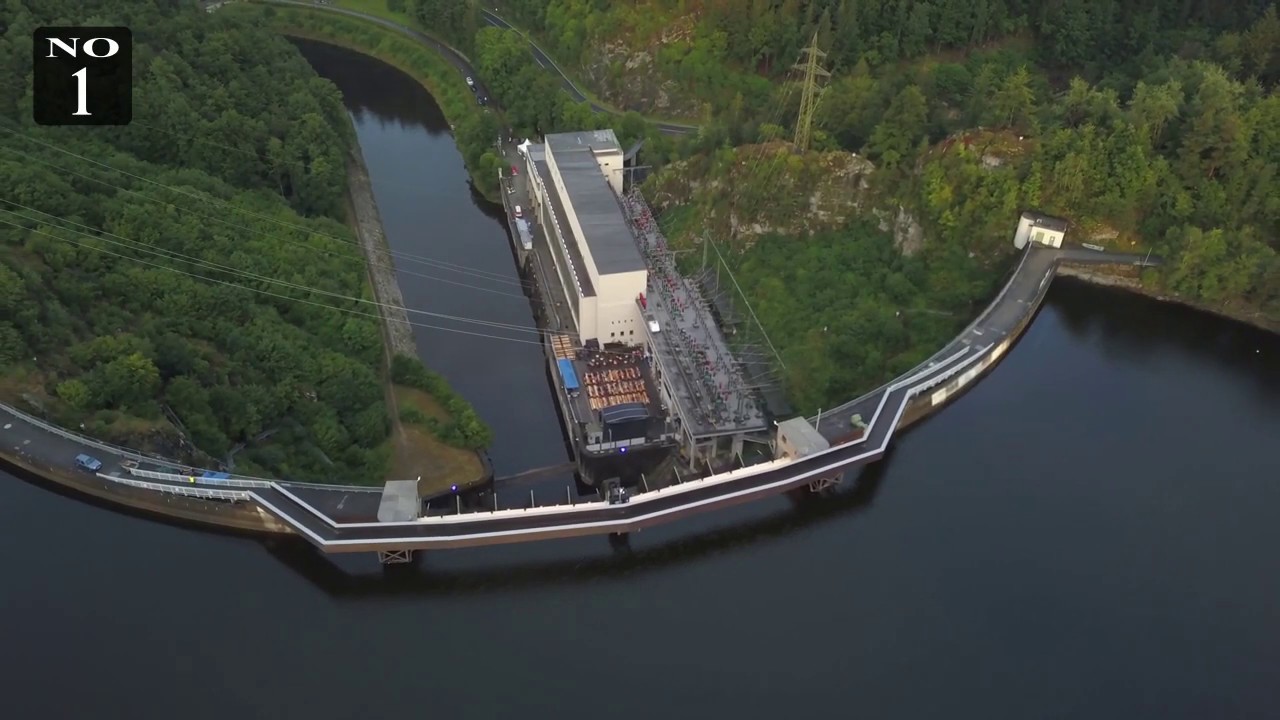 The Best Drone Footage Captures Ever of a Power Generation dam . - YouTube