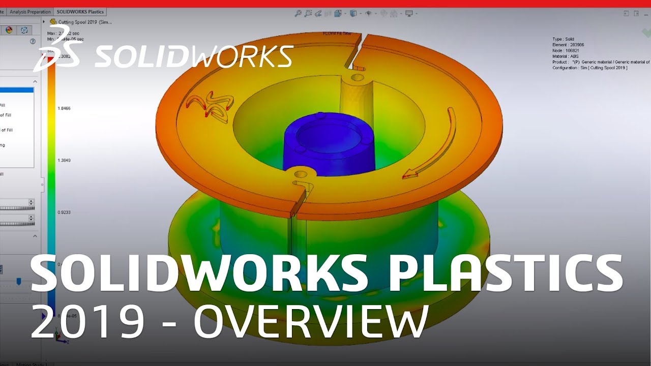 SOLIDWORKS Plastics 2019 Overview - YouTube